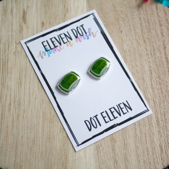Jewelry | Relish Pickle Packet Hotdog Hamburger Kawaii Food | Poshmark